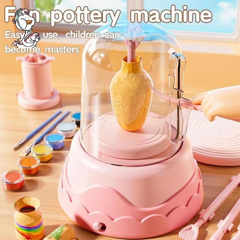 Mini Pottery Maker for Kids, Wrap N Share Mini Pottery, Clay Magic ...