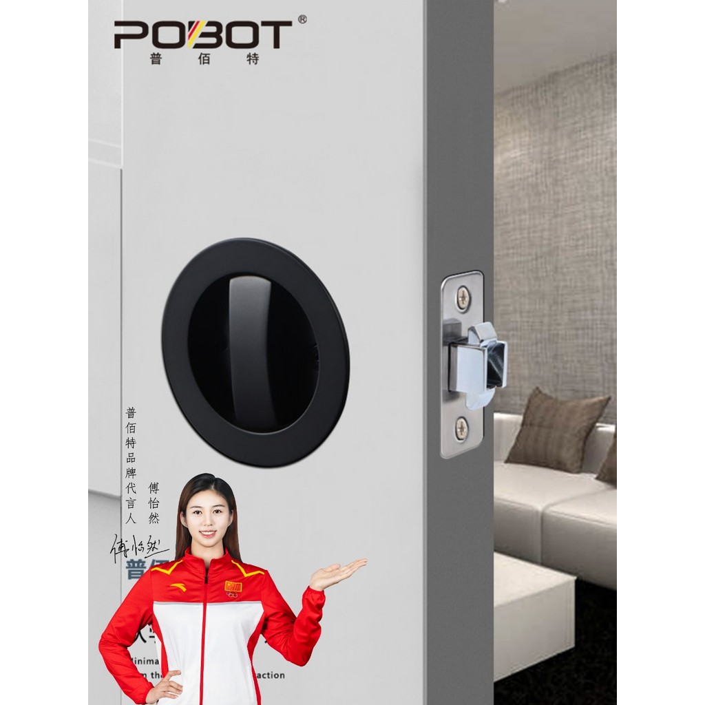 Sliding Door Lock Indoor Door Sliding Lock Double Hook Lock Bathroom ...
