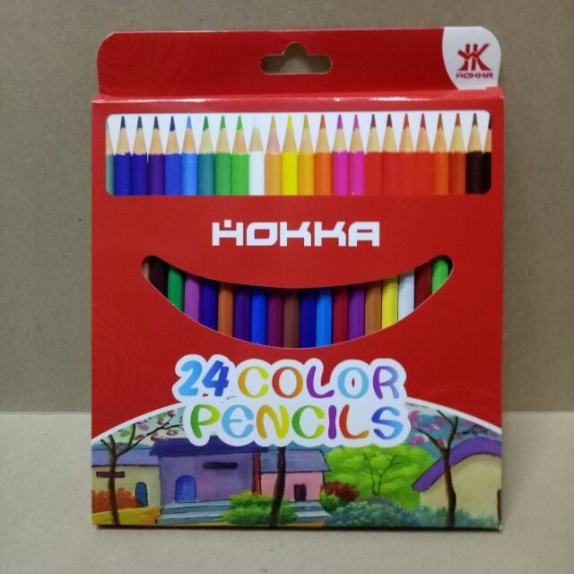 Hokka 24-Color Pencil Set - Vibrant Shades for Creative Expression | Shopee Philippines