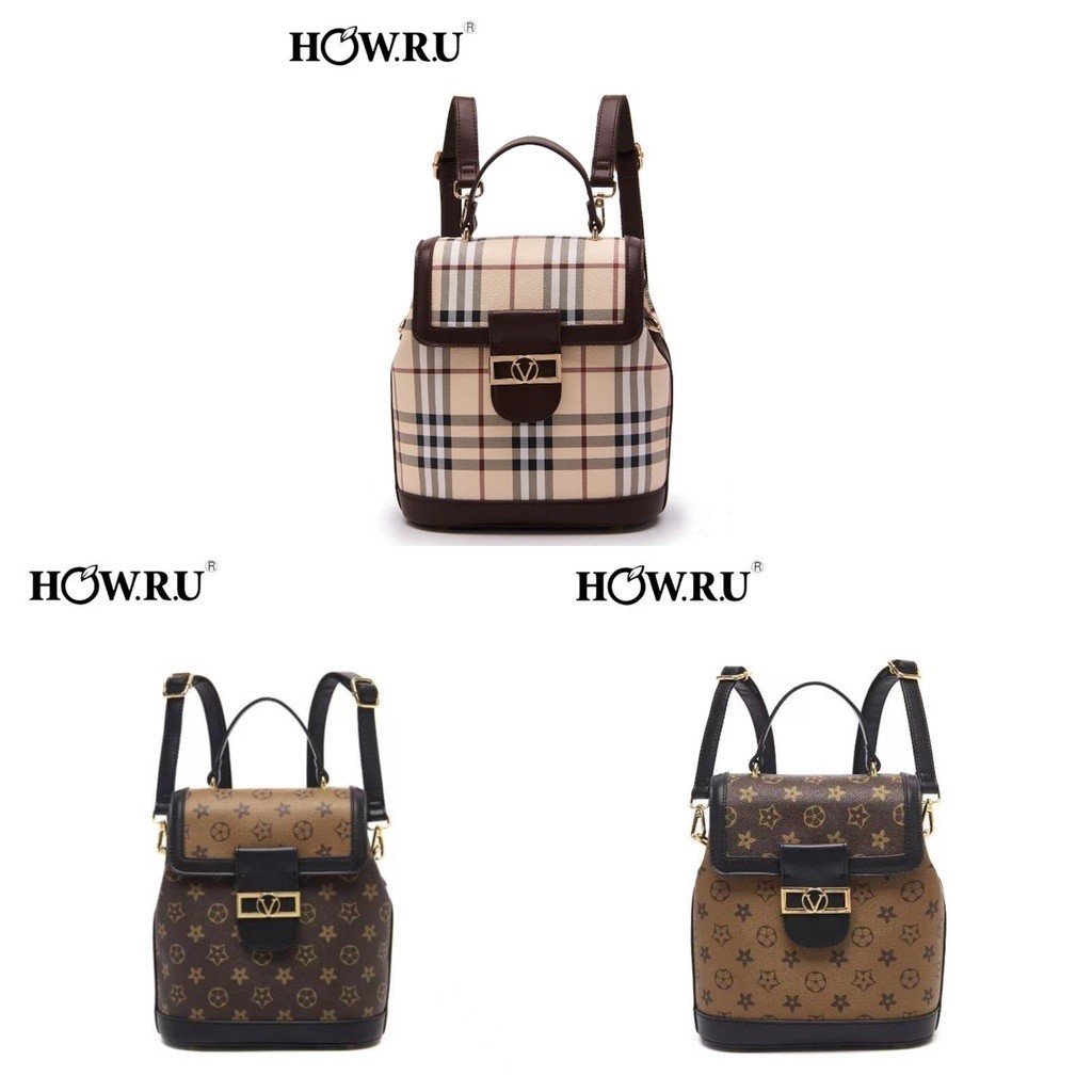 ORIGINAL HOWRU 3-WAY LEATHER BACKPACK | Shopee Philippines