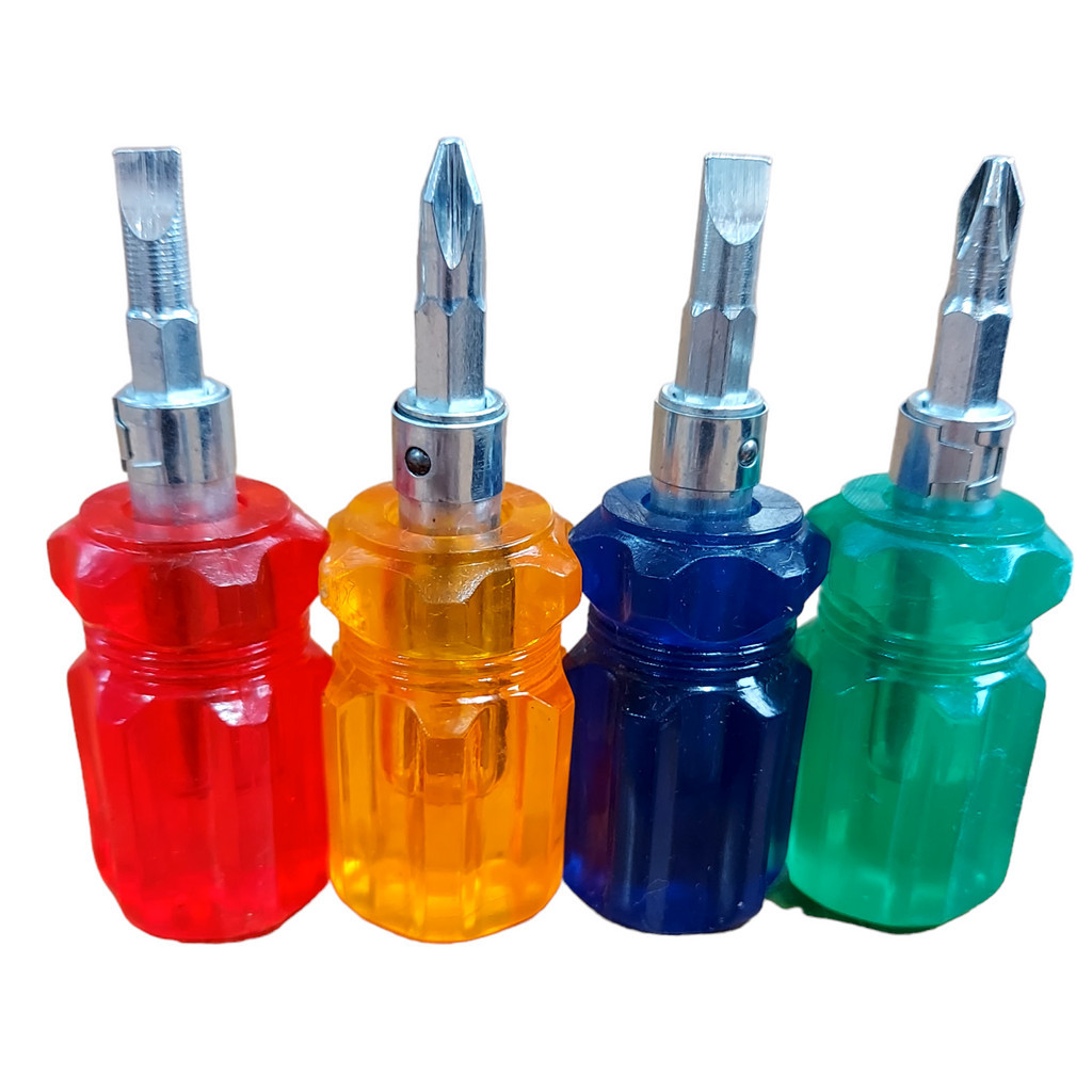 GEMOY SCREWDRIVER CEBOL SCREWDRIVER PLUS MINUS MINI RETURNABLE 2 IN 1 ...
