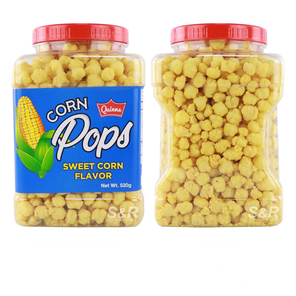 Lazycart Quinns Corn Pops Sweet Corn Flavor 520g | Shopee Philippines