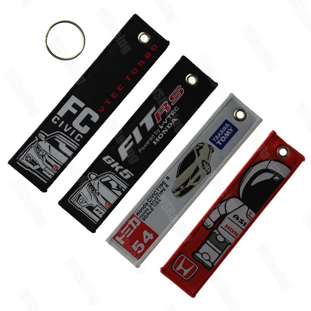 HONDA Car Logo Keytag Keychain - JDM Style Accessories for Keys, ID ...
