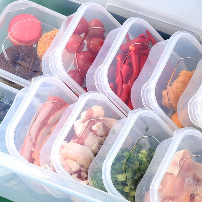 Fridge Frozen Meat Storage Box - Kitchen Fresh-keeping Box with Lid ...