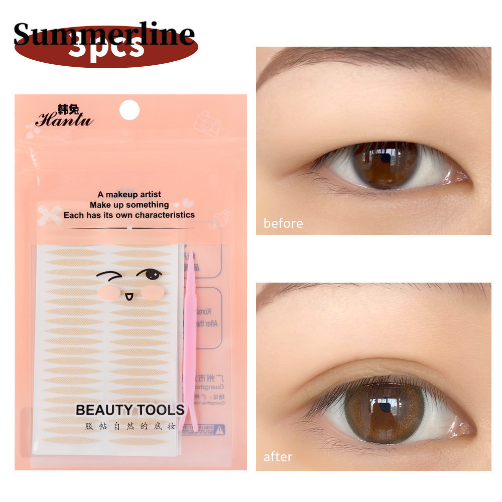 Invisible Double Eyelid Sticker Lace Eye Lift Strip Transparent Gauze ...