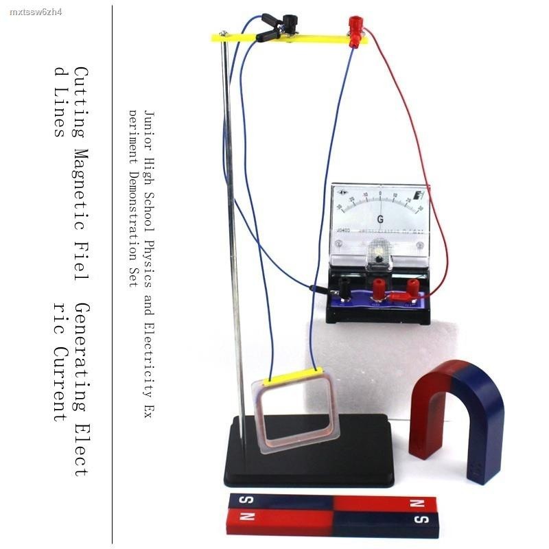 Cutting magnetic lines of induction to generate induced current set ...