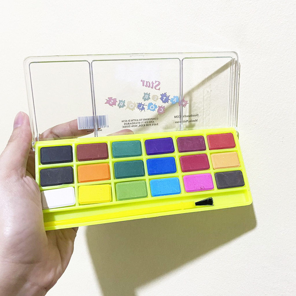 Celina Living Palette Star Water Color Paint School Supplies (18 Colors ...