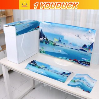 3 sets desktop computer cover 19 inch 22 inch 24 inch 32 inch dust sun ...