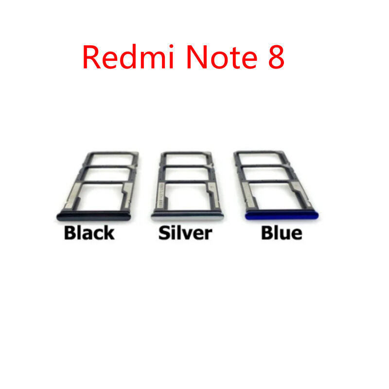 SIM Card Tray For Redmi Note 8 Sim Socket Slot Holder Adapters Phone ...