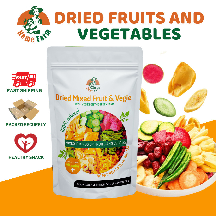 【250g 99peso】Dried Fruits and Vegetables Snacks Mix Healthy 10 Types ...