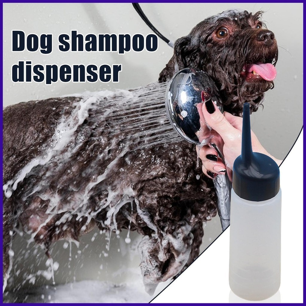 Dog Shampoo Dispenser 150ml Dispensing Pet Wash Bottle Refillable ...