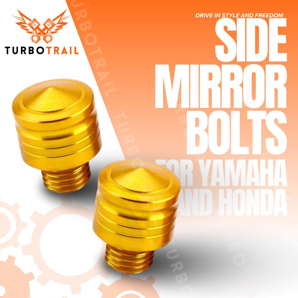 1 PAIR SIDE MIRROR BOLT ADAPTER THAI LOOK FOR HONDA / YAMAHA | Shopee ...