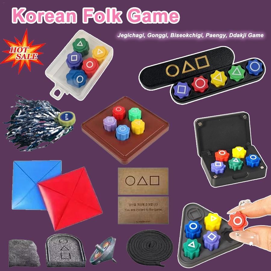 Squid Game Gonggi Stones Set Korea Traditional Gonggi Jack Stone ...