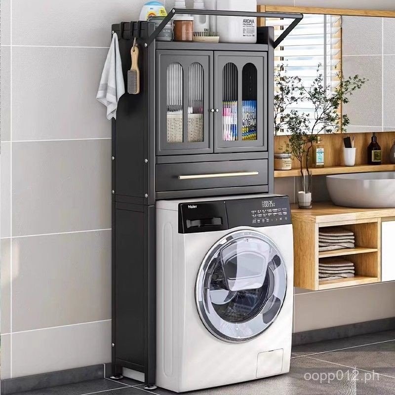 Washing Machine Storage Rack Bathroom Over-Toilet Storage Rack ...