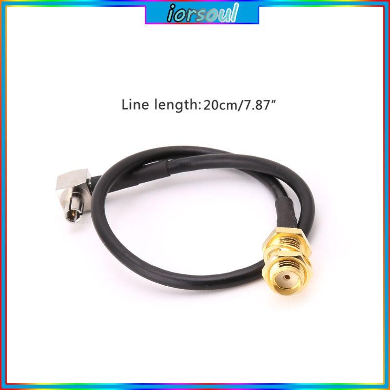 IOR SMA Female Jack To TS9 Male Right Angle RG174 Pigtail Cable 20cm Antenna Coaxial | Shopee ...