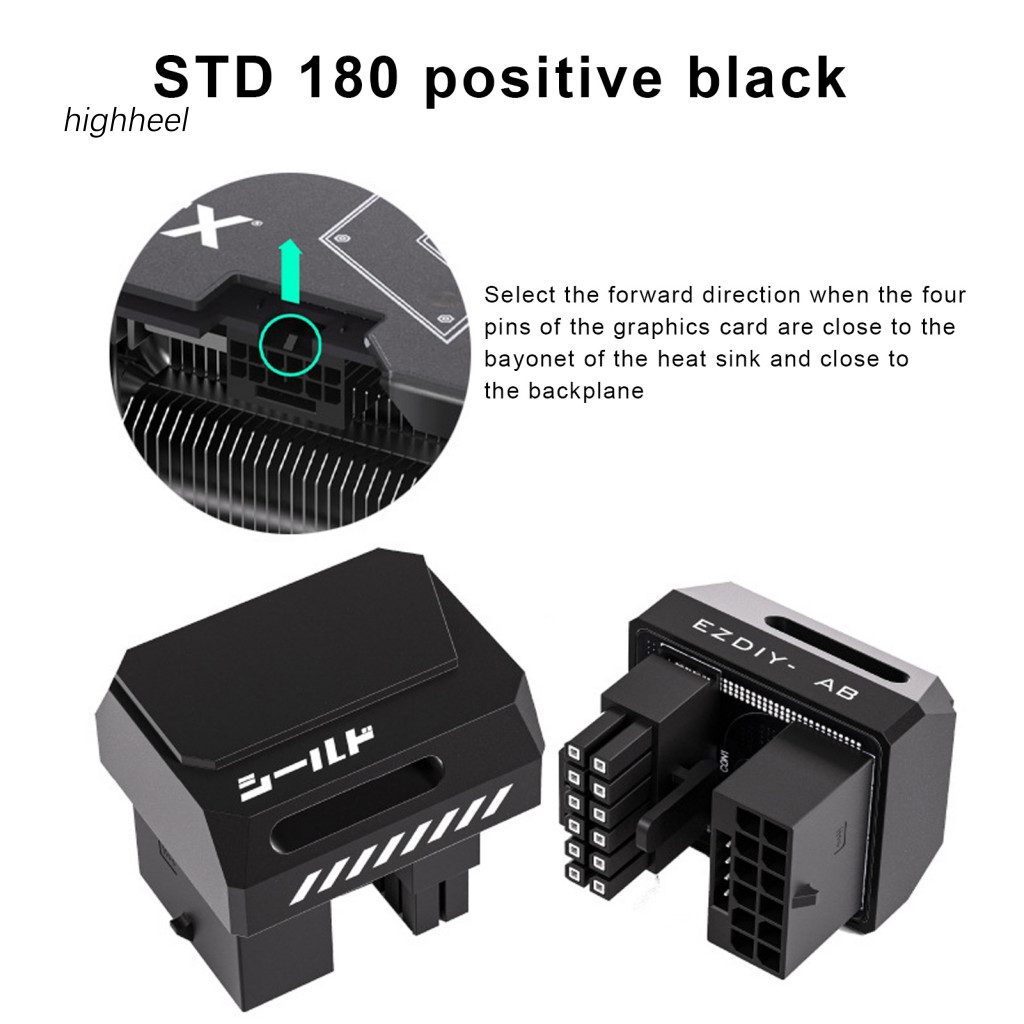 【COD】 12vhpwr Gpu Power Adapter Gpu Power Adapter 12vhpwr 16pin 180 ...