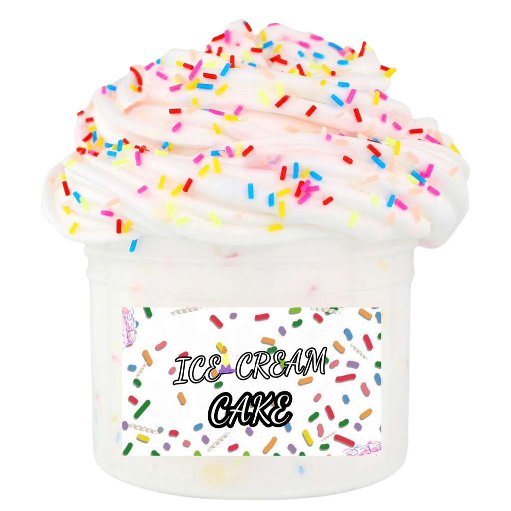 ICE-CREAM Cake Slime Large Capacity Slime Stress Relief Toy for Kids ...