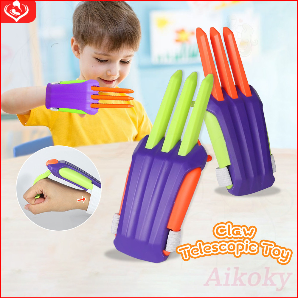 Aikoky Telescopic Toy Unique Paw Sensory Toy Telescopic Wolf Claw ...