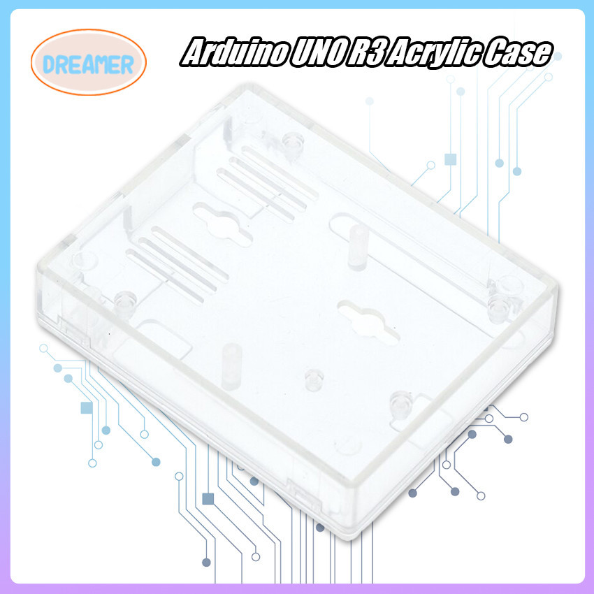 UNO R3 Case Enclosure Transparent Gloss Acrylic Computer Box For Arduino UNO R3 | Shopee Philippines