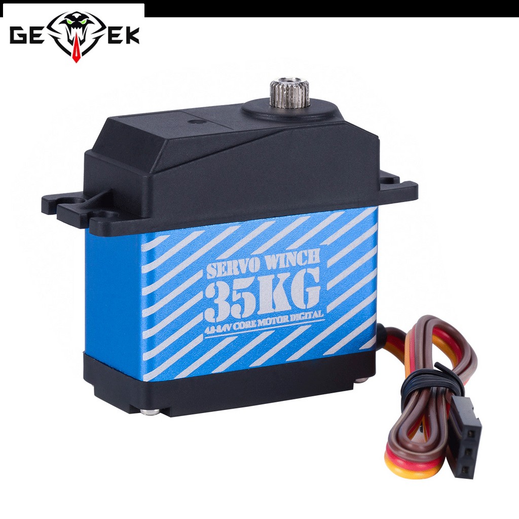 Digital Servo 35KG 360° Large Torque Waterproof Winch Tow Hook for ...