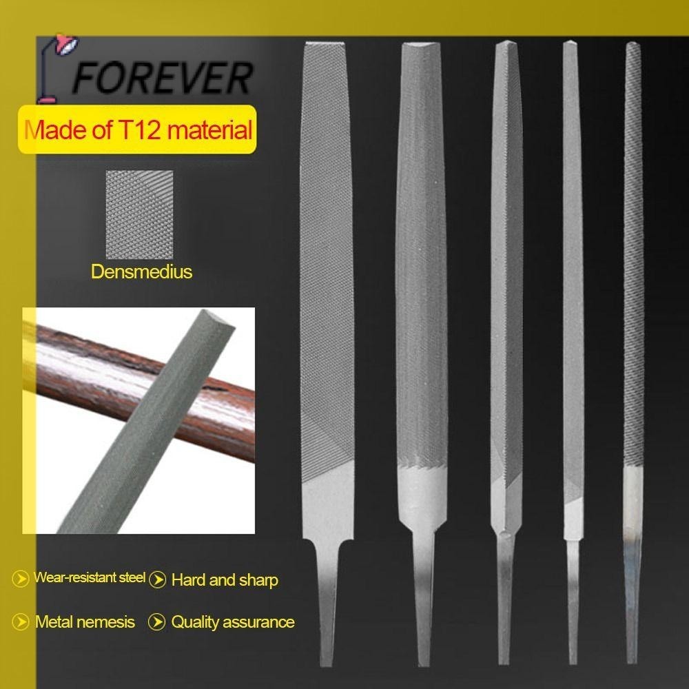 FOREVER Steel Files, Steel 6/8 Inch Saw File, High Hardness Flat ...