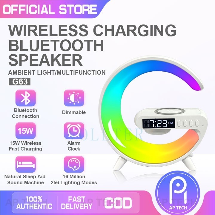 Smart wireless charging 3-in-1 atmosphere light digital d Bluetooth ... Smart wireless charging 3-in-1 atmosphere light digital d Bluetooth ...