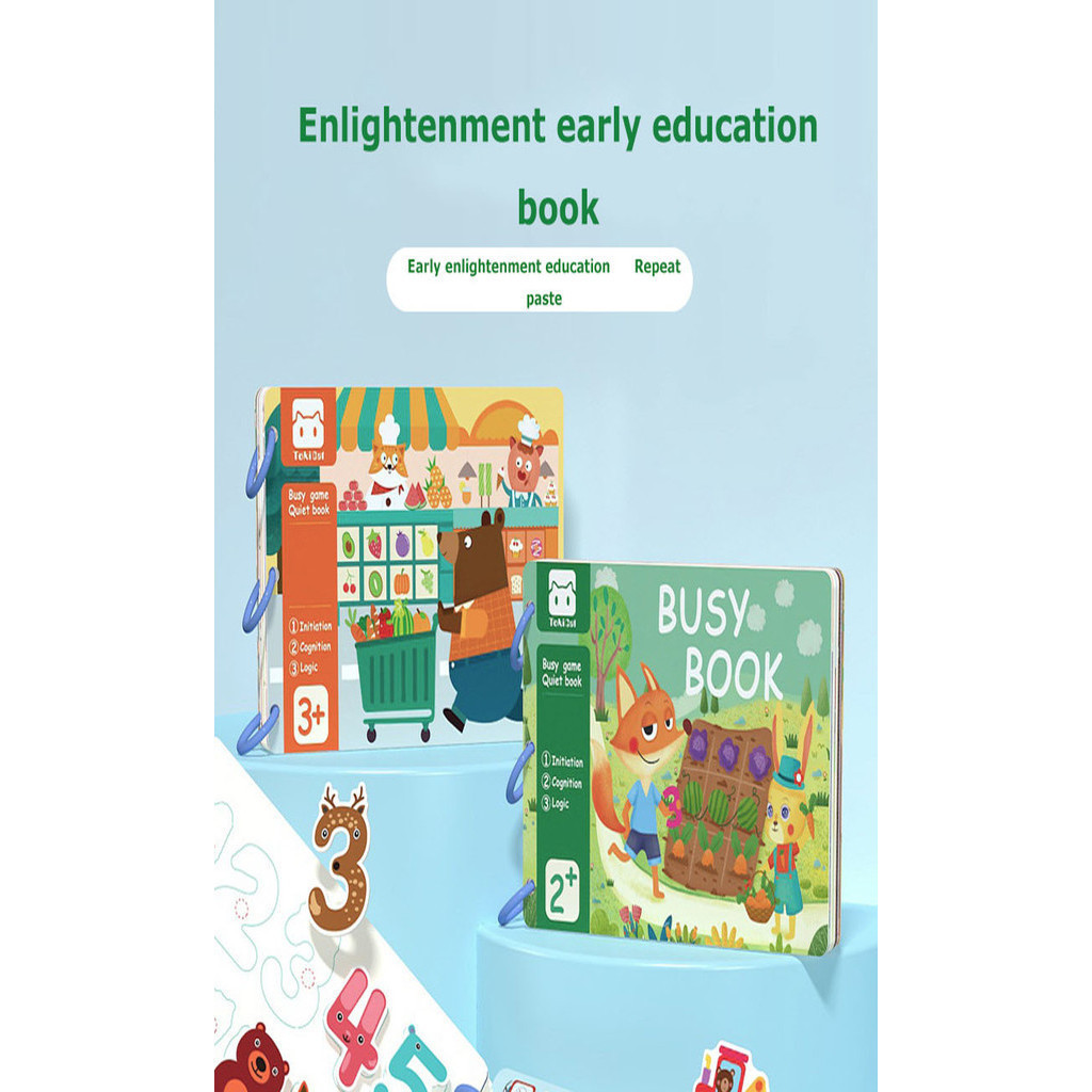 HFT Baby's First Enlightenment Book, Kids Busy Book, Montessori Toys ...