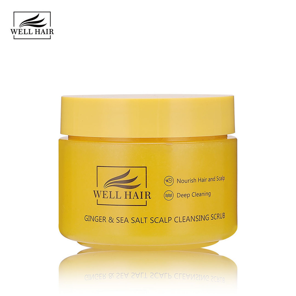 [OFFICIAL] Well Hair Ginger & Sea Salt Scalp Cleansing Scrub 300G ...
