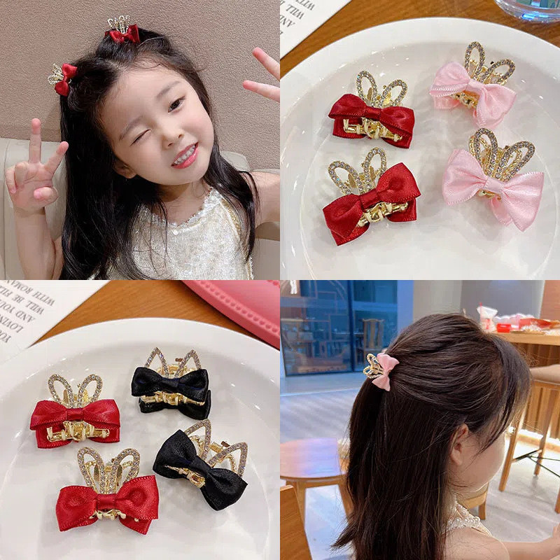 New 2024 Bow Small Hairpin Set Cute and Exquisite Hair Clips for Girls ...