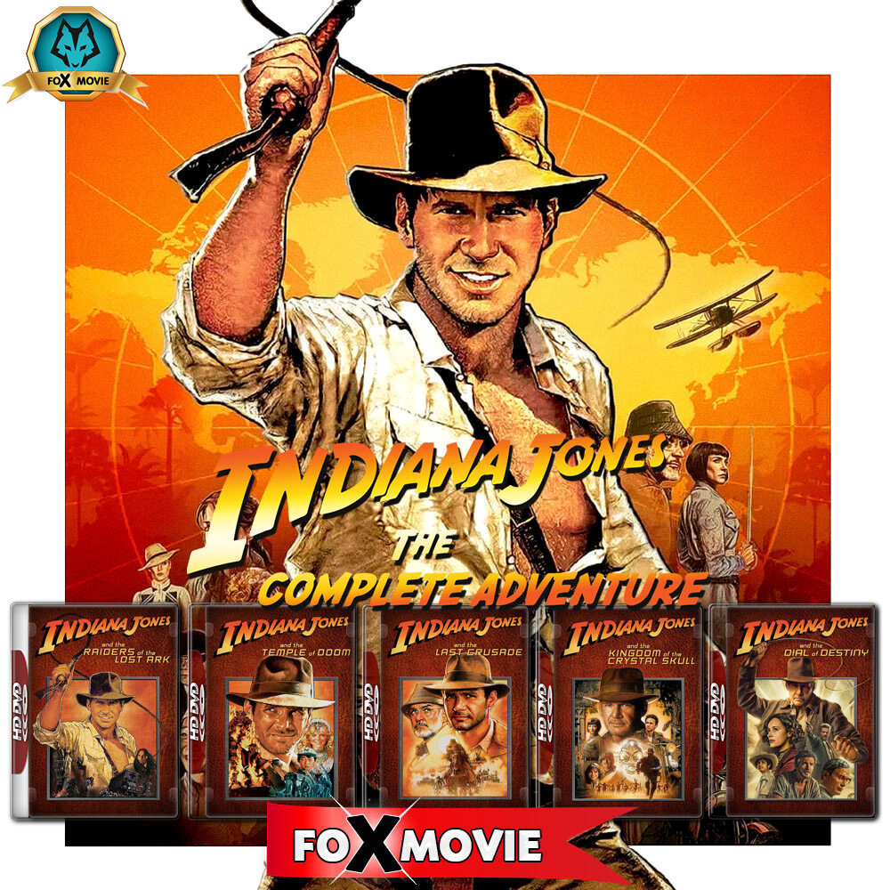 Indiana Jones Part 1-5 DVD Movie Master Dubbed Thai | Shopee Philippines