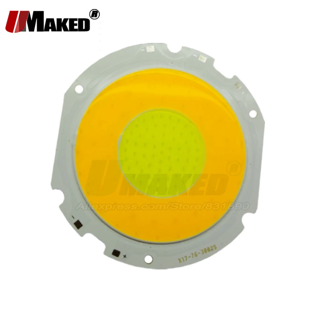 UMAKED 2Pcs Double Color LED light Beads 30W Dia76mm Dimmable COB Ball ...