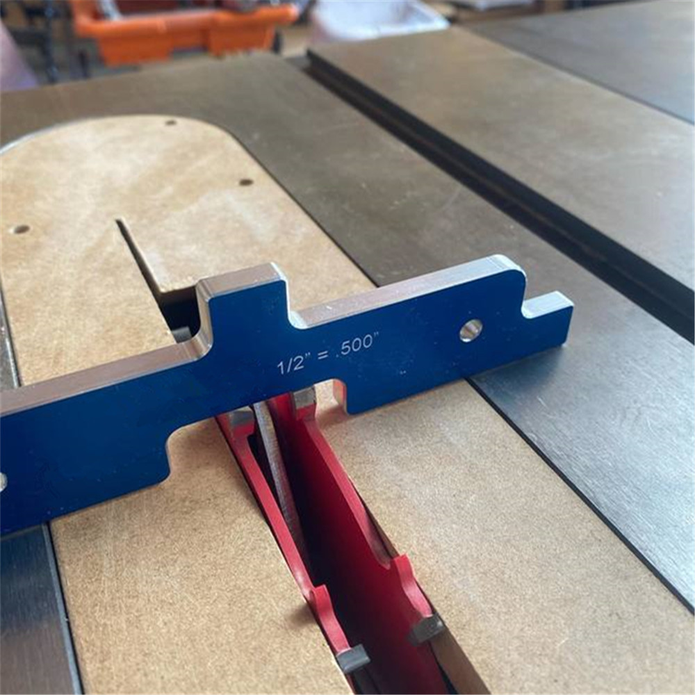 New 7 Piece Precision Router Table Setting Bar Woodworking Aluminum ...