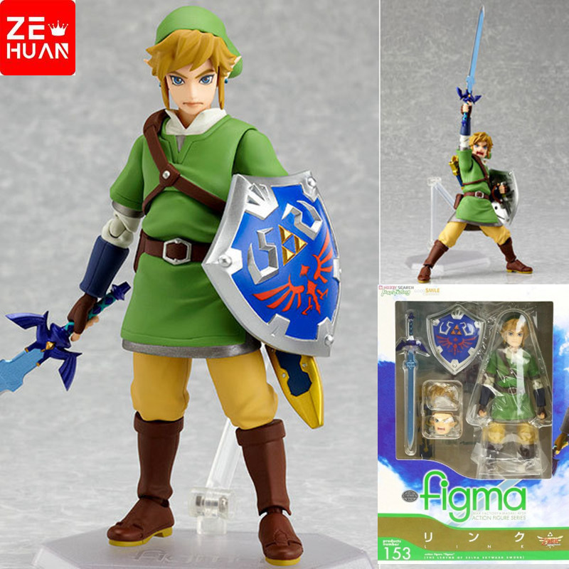 14cm The Legend of Zelda Skyward Sword 14cm Link Action Figure Figma ...