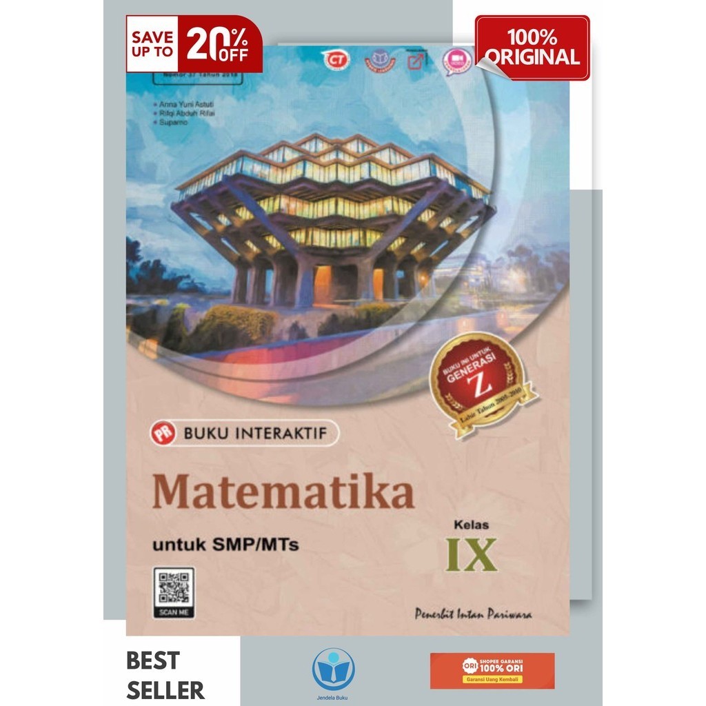 Pr/lks Mathematics Book K13 SMP/MTS Class 9 Semester 1&2 Intan pariwara ...