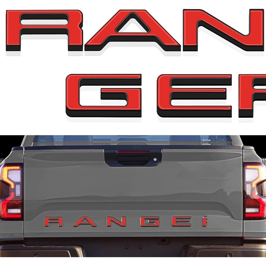 Tailgate Inserts Letters Compatible for Ranger 2019 2020 2024 2022 2023 ...