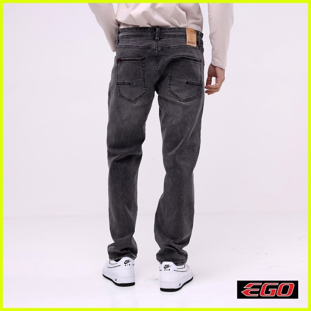 ∇ Ego Denim Long Pants Slim Tapered Fit Stretch ESB10-0225 | Shopee ...