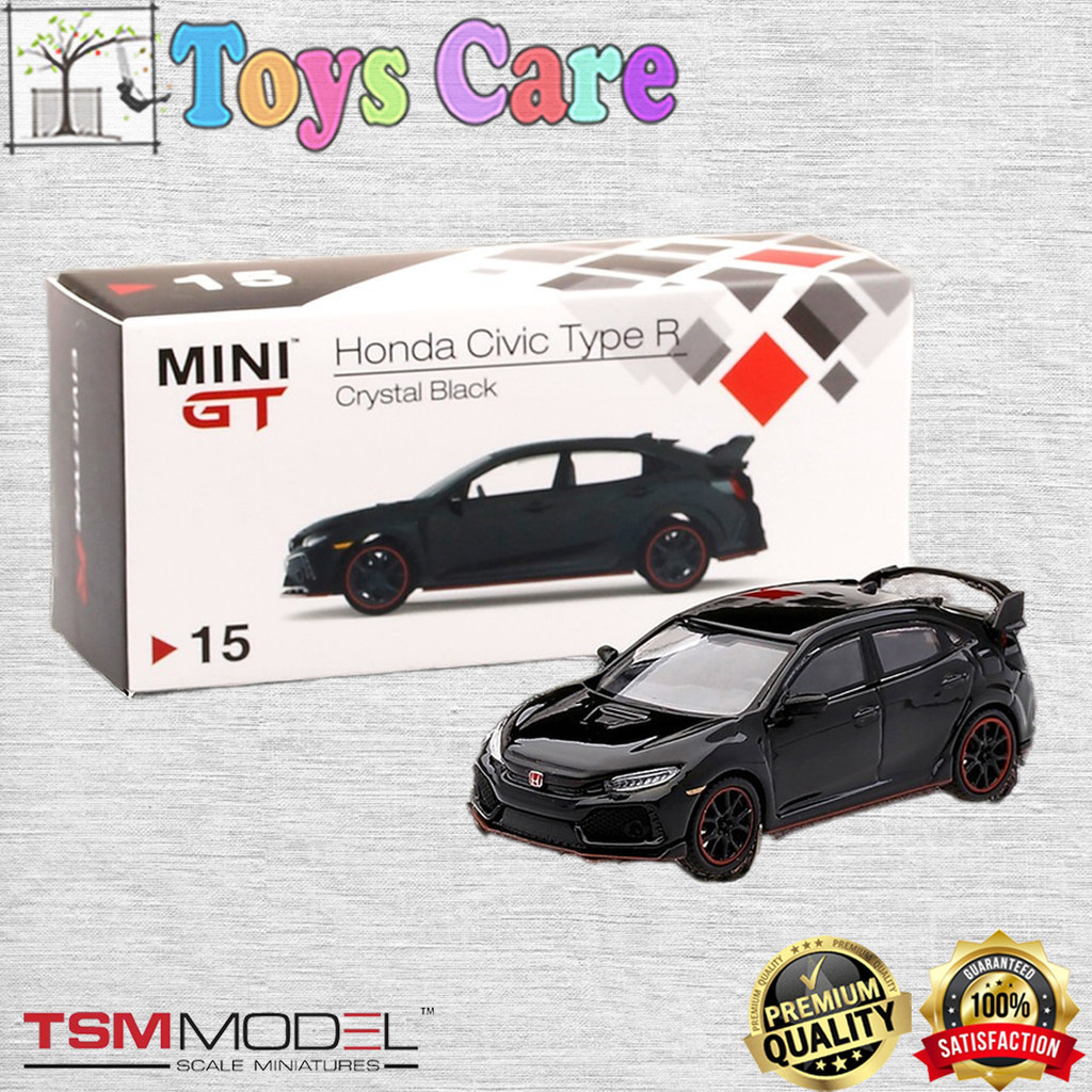 MINI GT HONDA CIVIC Type R CRYSTAL BLACK - MGT00015 CUSTOM EF NOVA JDM ...