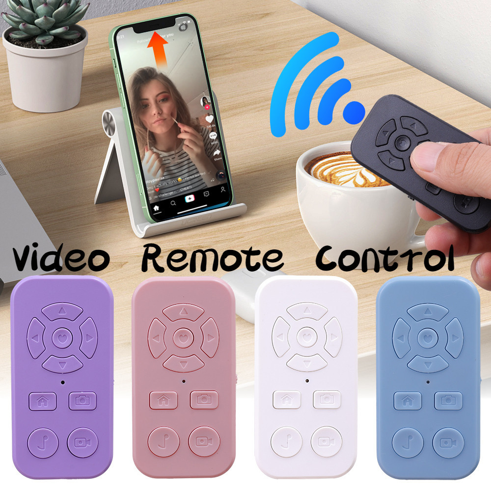 Universal Mobile Phone Remote Controller Self-Timer Selfie Photo Shutter Wireless Control ...
