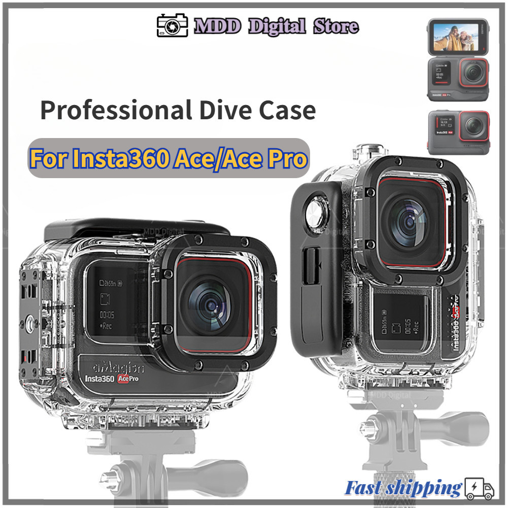 For Insta360 Ace Pro / Ace Camera Waterproof Case 100% Transmitting 60 ...