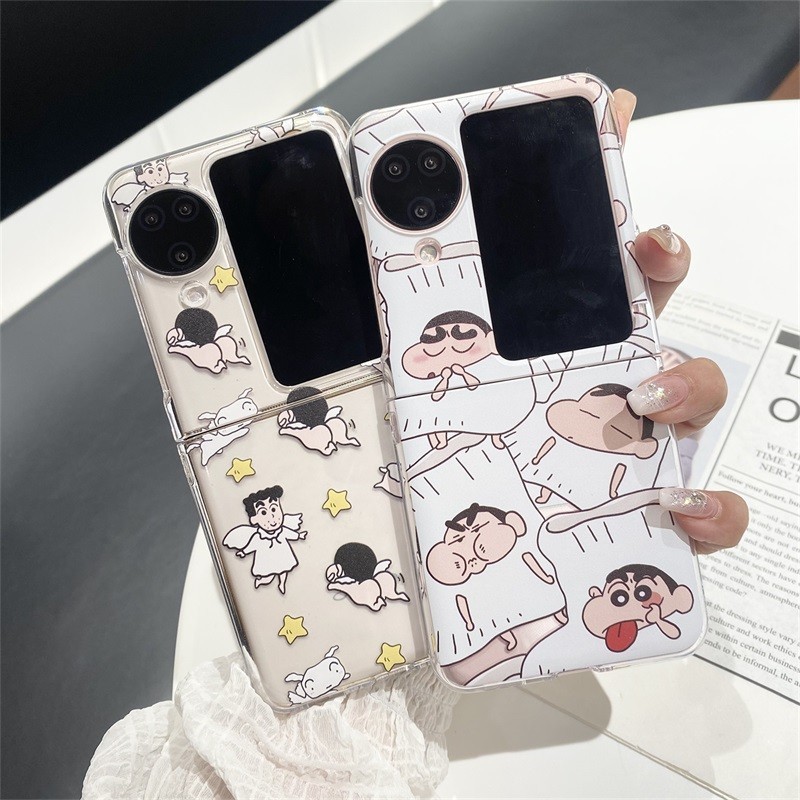 Oppo Phone Case Folding Screen oppo find n3 flip Glossy PC Quilt Angel ...