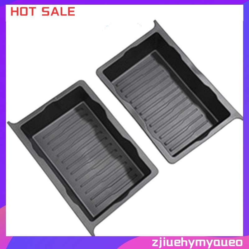 2PCS Car Under Seats Storage Lower Boxes Organizer Trays Case Drawer ...