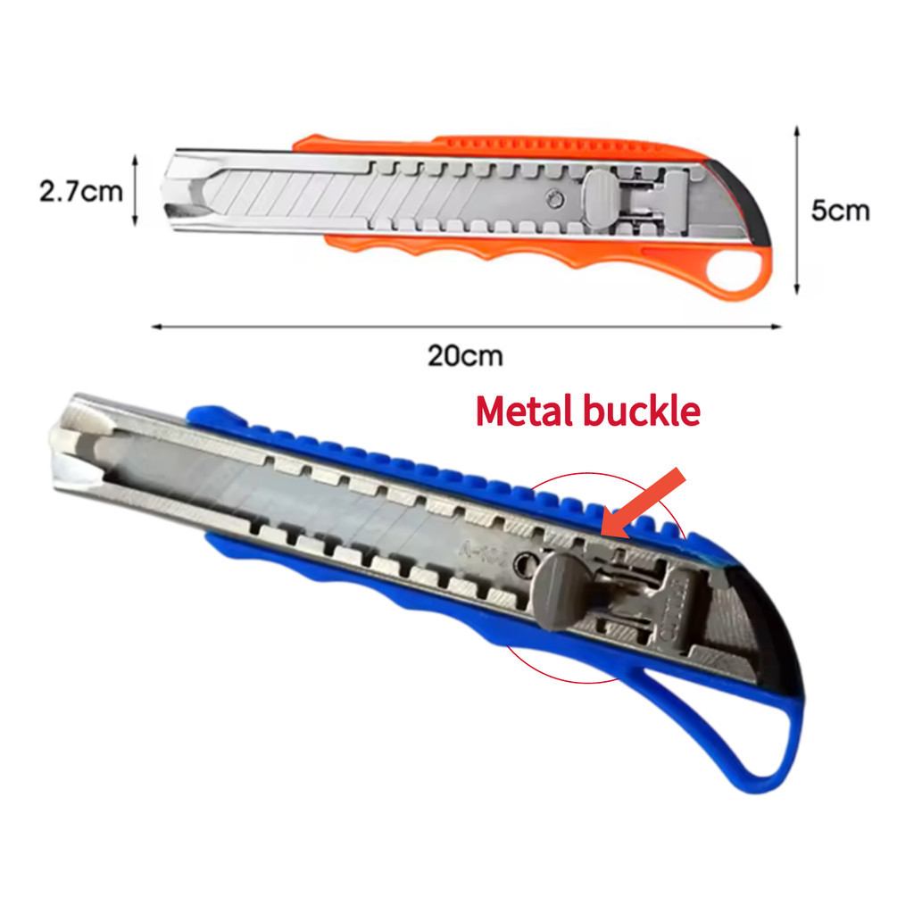 Utility Knife Retractable Blade Box Cutter for Promotion Art Knives | Shopee Philippines