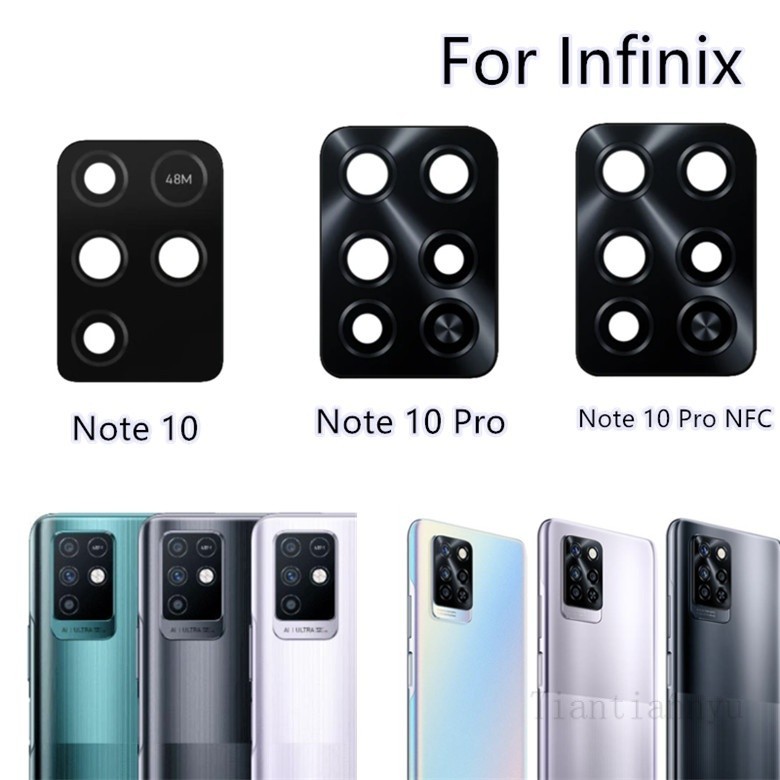 Rear Back Camera Glass For Infinix Note 10 Pro NFC Camera Lens Glass ...