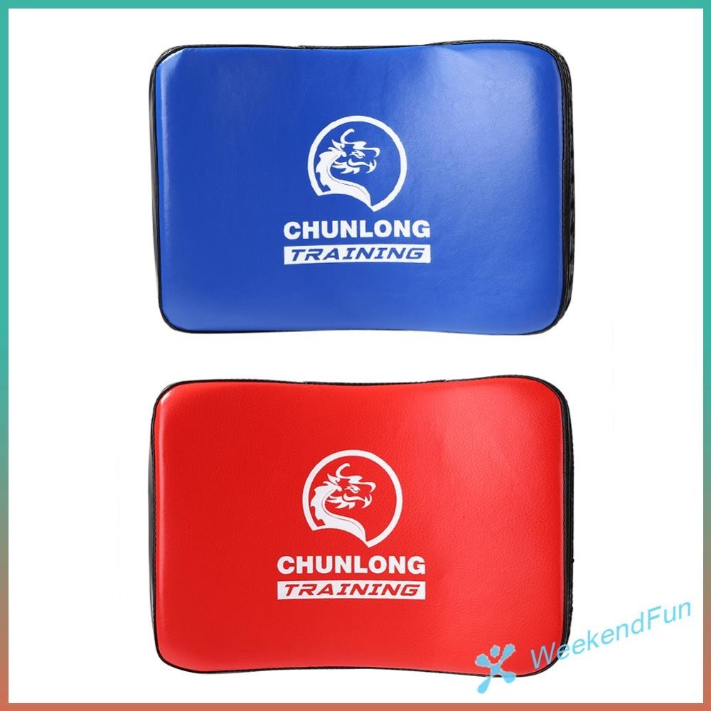 WE★ PU Leather MMA Muay Thai Sanda Karate Foot Target Taekwondo Boxing ...