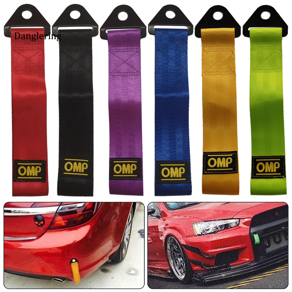 DGL Universal High Strength Car Front Rear Bumper Racing Towing Strap ...