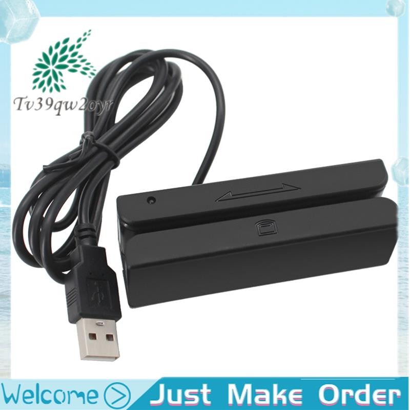 【Tv39qw2oyr】MSR90 USB Magnetic Strip Card Reading Machine Card Reader ...