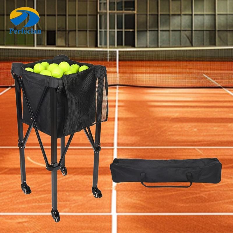 Perfeclan Portable Tennis Ball Cart Tennis Ball Folding Tennis Ball ...