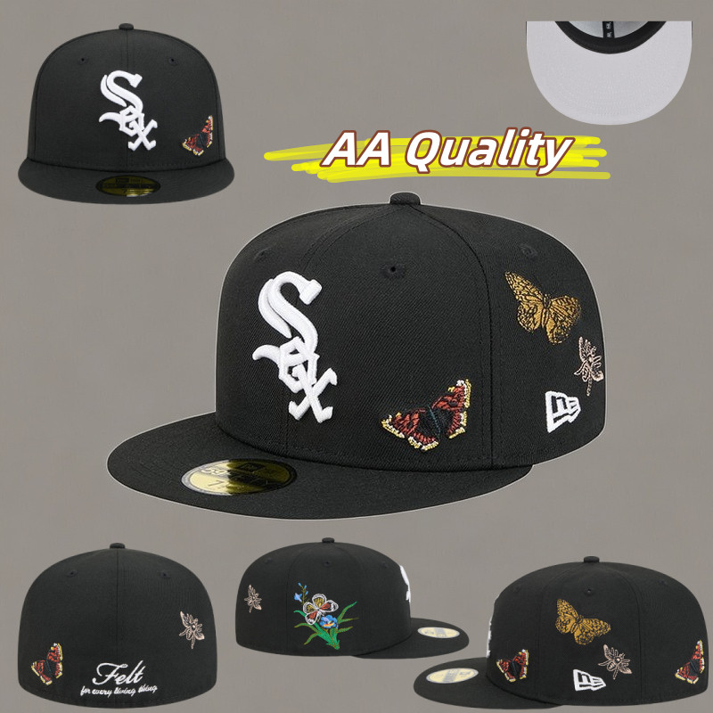 FELT X MLB Chicago White Sox Black 59..fift.y Cap Butterfly Spot ...