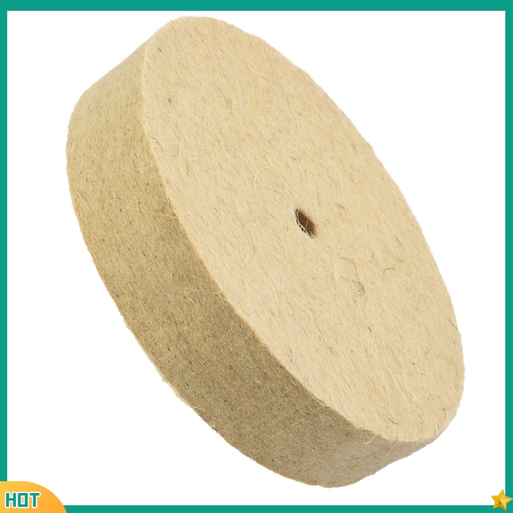 5In Wool Felt Polishing Wheel Grinding Wheel Wool Buffing Pad Grinder ...