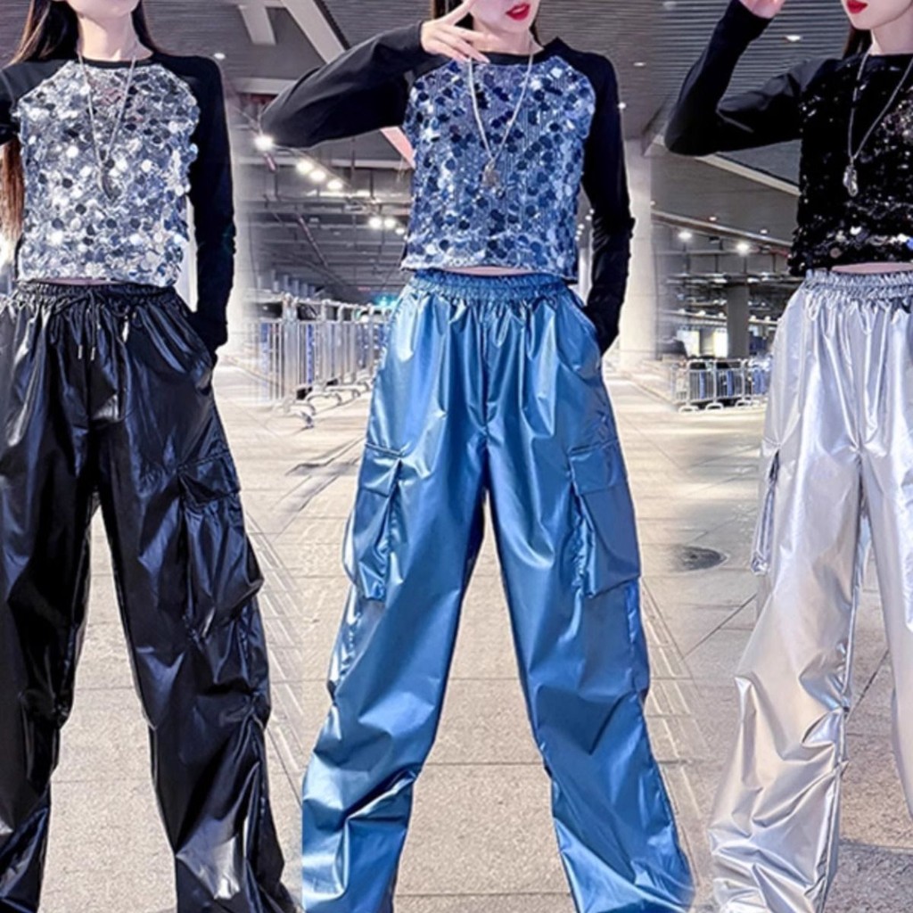Girl Group Stage Costume jazz Dance Catwalk Costume Sequins Technology ...